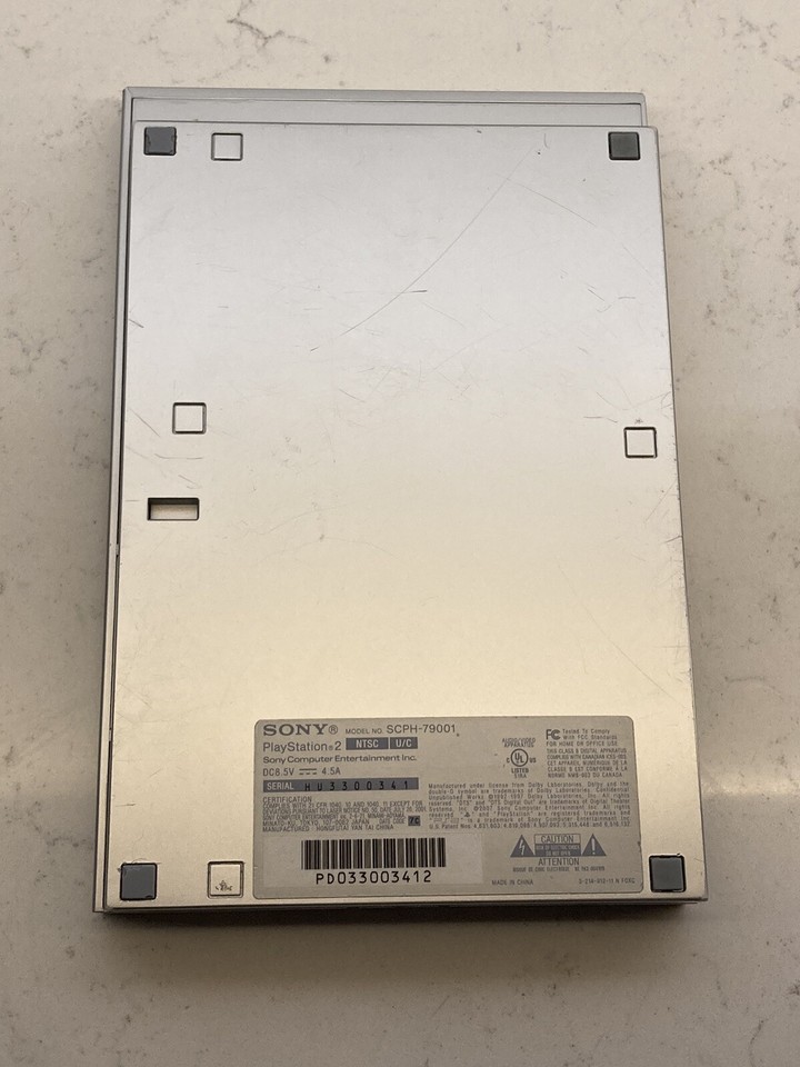 Sony PS2 - SCPH-79001 Playstation 2 slim Game Console Only - Silver ...