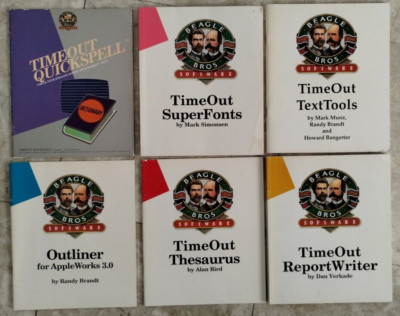 Beagle Brother Timeout Apple II Utilities - 6 pieces of software | eBay