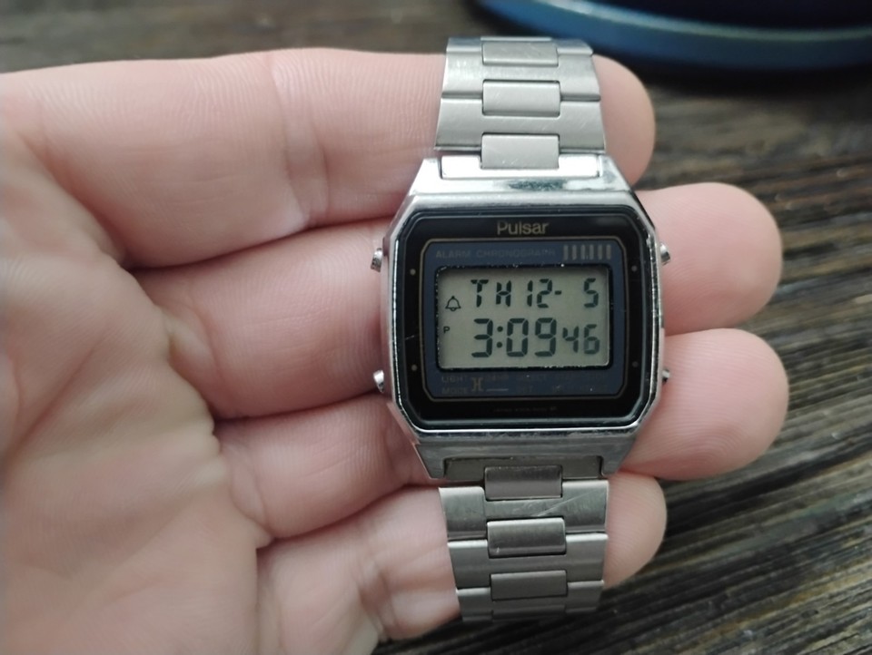 Vintage Lcd Digital Mens Wrist Watch Pulsar W309-5009 Seiko | eBay