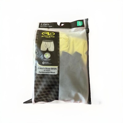 Size XL 40-42 Athletic Works Men's Performance Mesh Boxer Briefs 3 Pack ...