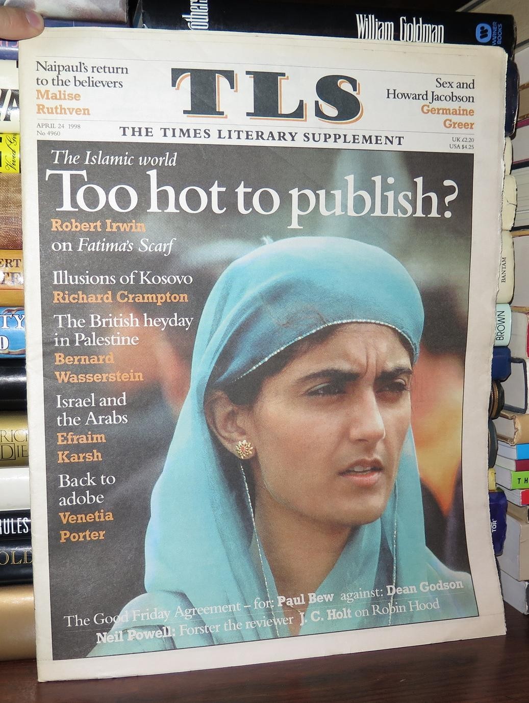 Irwin, Robert, Ventia Porter TLS, THE TIMES LITERARY SUPPLEMENT APRIL ...