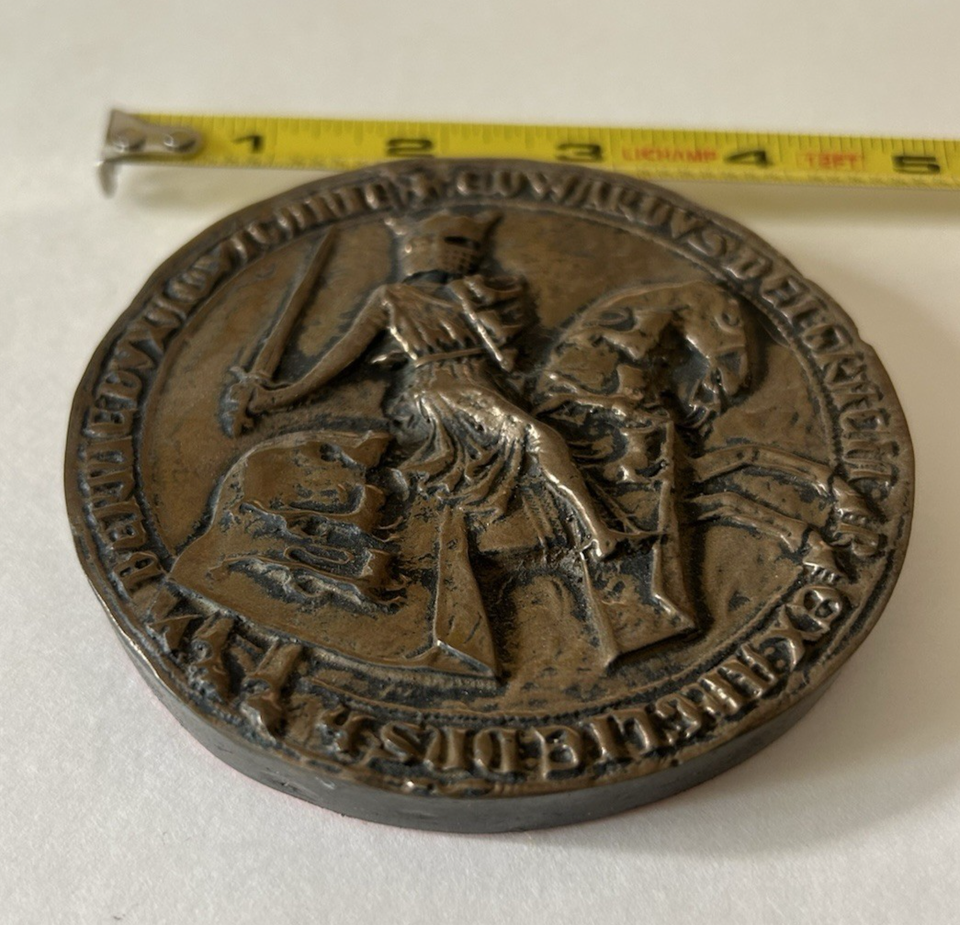 Vtg Replica Royal Seal Of England Edward II Cirencester Replicas Made ...