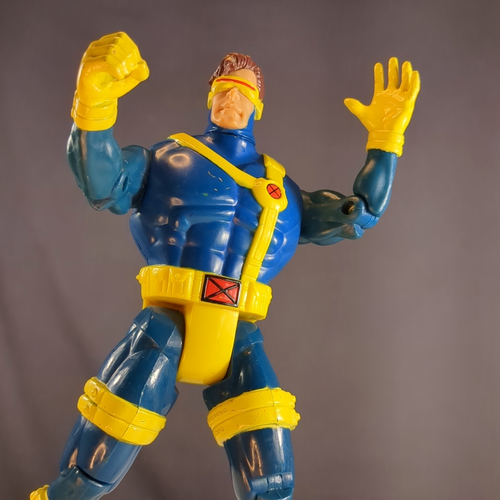 CYCLOPS Leader of X-MEN Deluxe Edition 10” Action Figure 1993 Marvel ...