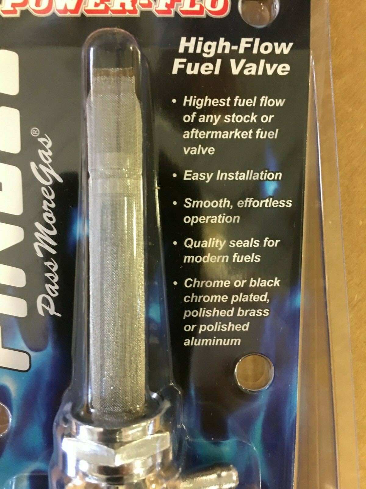 Big Dog Motorcycles OEM PINGEL Petcock Fuel Valve CHROME All 2000-2011 ...