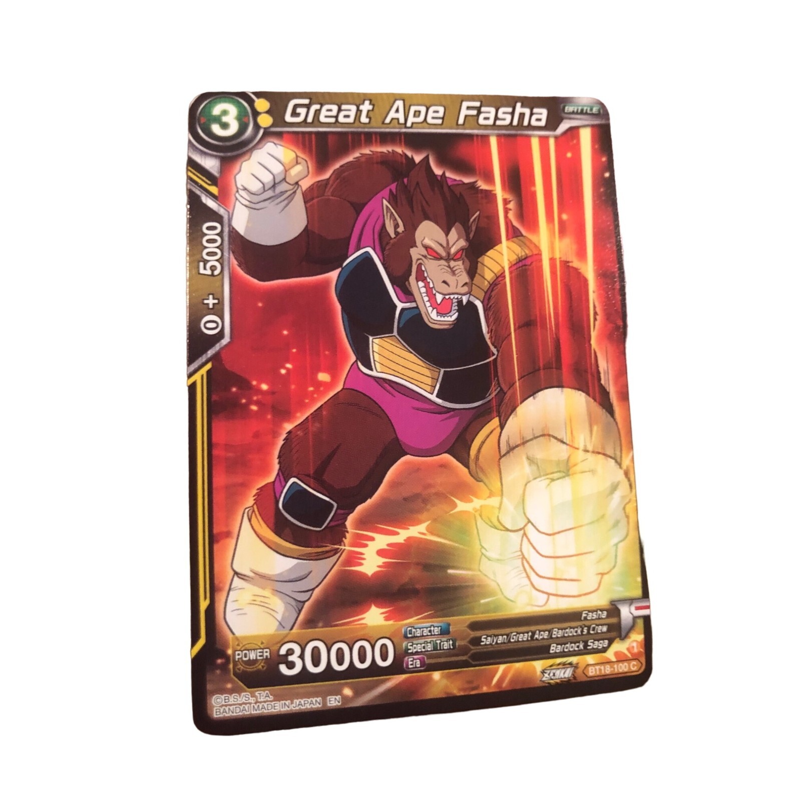 Dragon Ball Super Card Game: Great Ape Fasha - Saiyan/Great Ape ...
