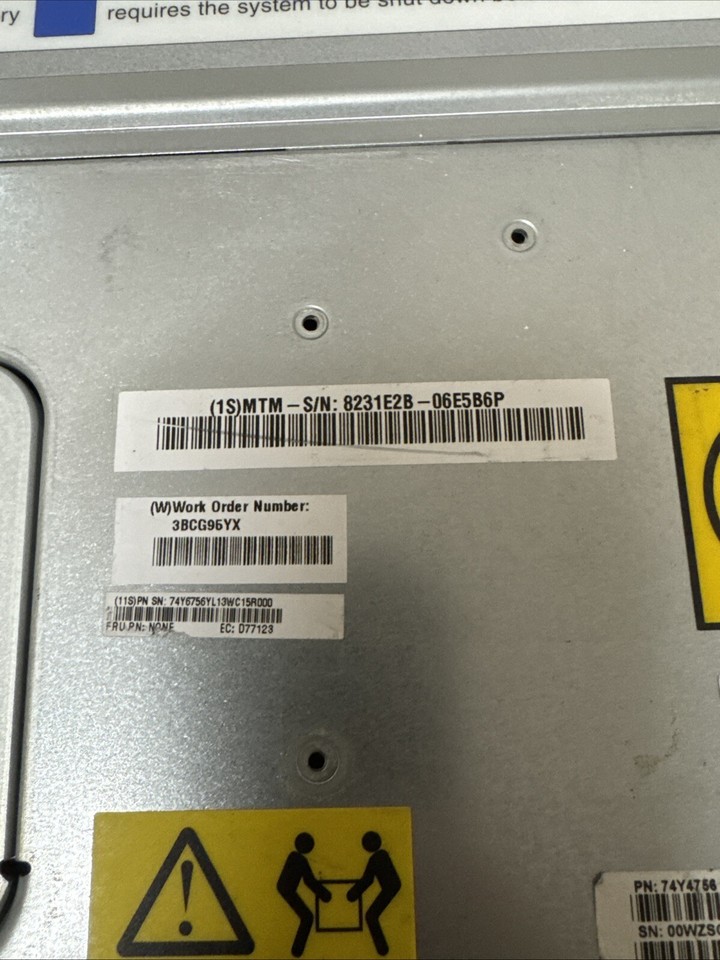 IBM 8231-E2b Power p730 Server, 3.55GHz 16 core, 2 x EPC3, PowerVM ...