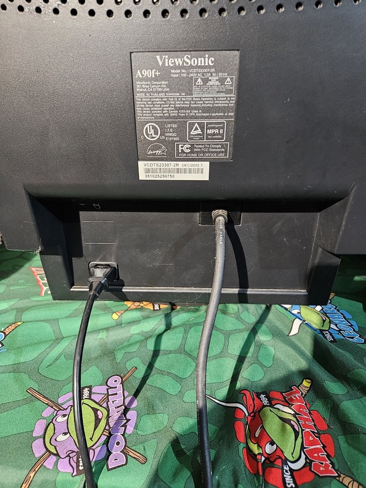 Viewsonic A90F+ CRT Monitor Great Used Condition Vintage | eBay