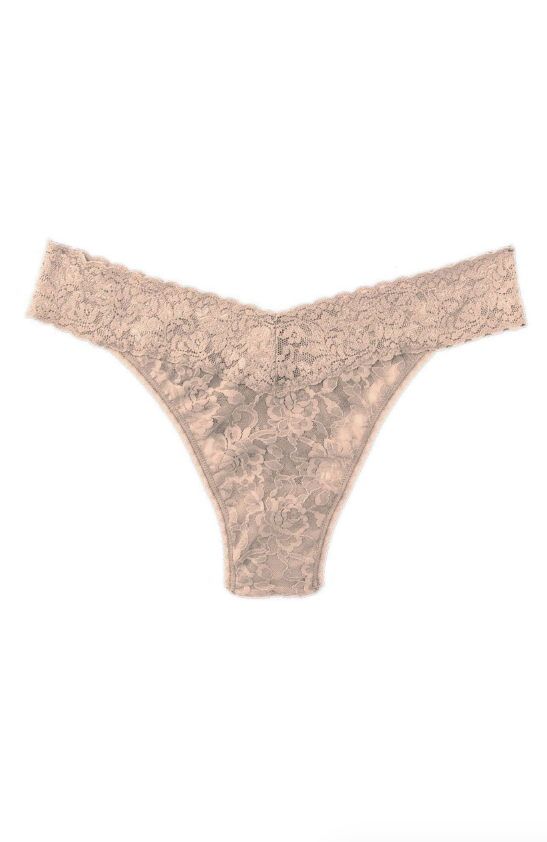 Hanky Panky Beige Original Rise Thong Underwear Women's One Size L1831 ...