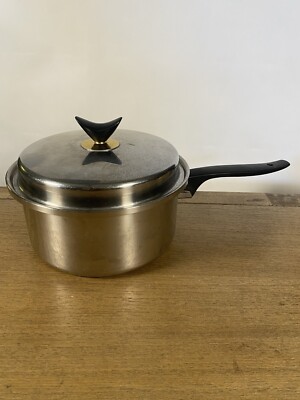 Wonder Ware Stainless Steel Saucepan Cook Pot Lid Thermium Multi-plex ...