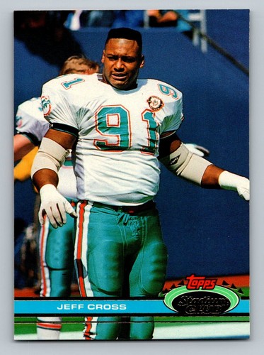 1991 Stadium Club #425 Jeff Cross Miami Dolphins | eBay