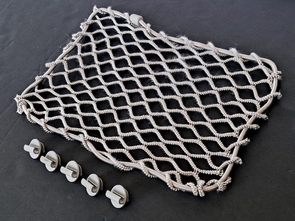 MERCEDES W202 W210 GENUINE INTERIOR STORAGE PARCEL NET/MERCEDES GRAY ...