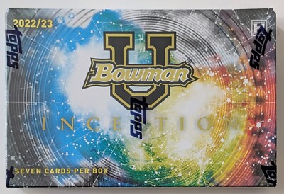 (FACTORY SEALED) 2022-23 BOWMAN UNIVERSITY INCEPTION MULTI SPORT HOBBY ...
