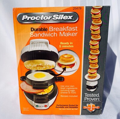 BREAKFAST SANDWICH MAKER Proctor Silex Delicious sandwich- recipes ...