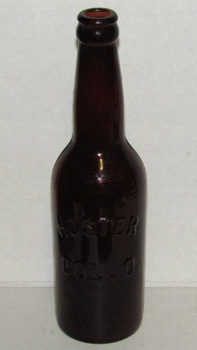 Vintage Hoster Col. O. Glass Embossed Beer Bottle - Columbus, Ohio | eBay