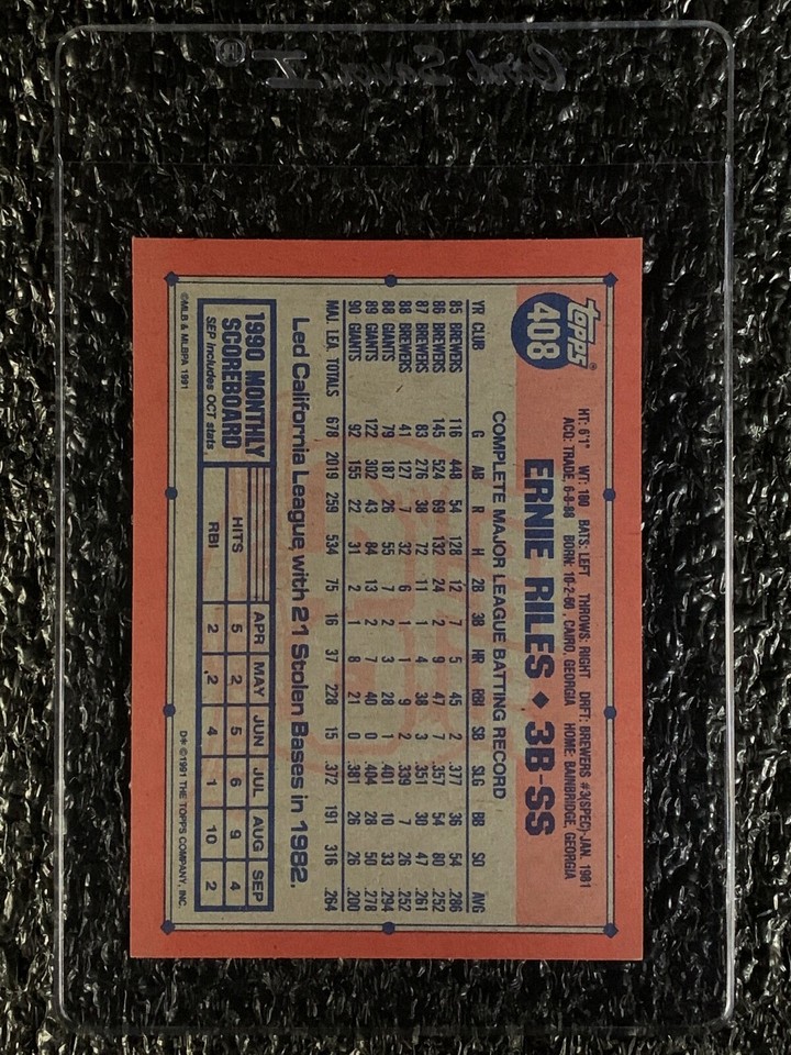 1991 Topps Desert Shield #408 Ernie Riles EX/MT | eBay