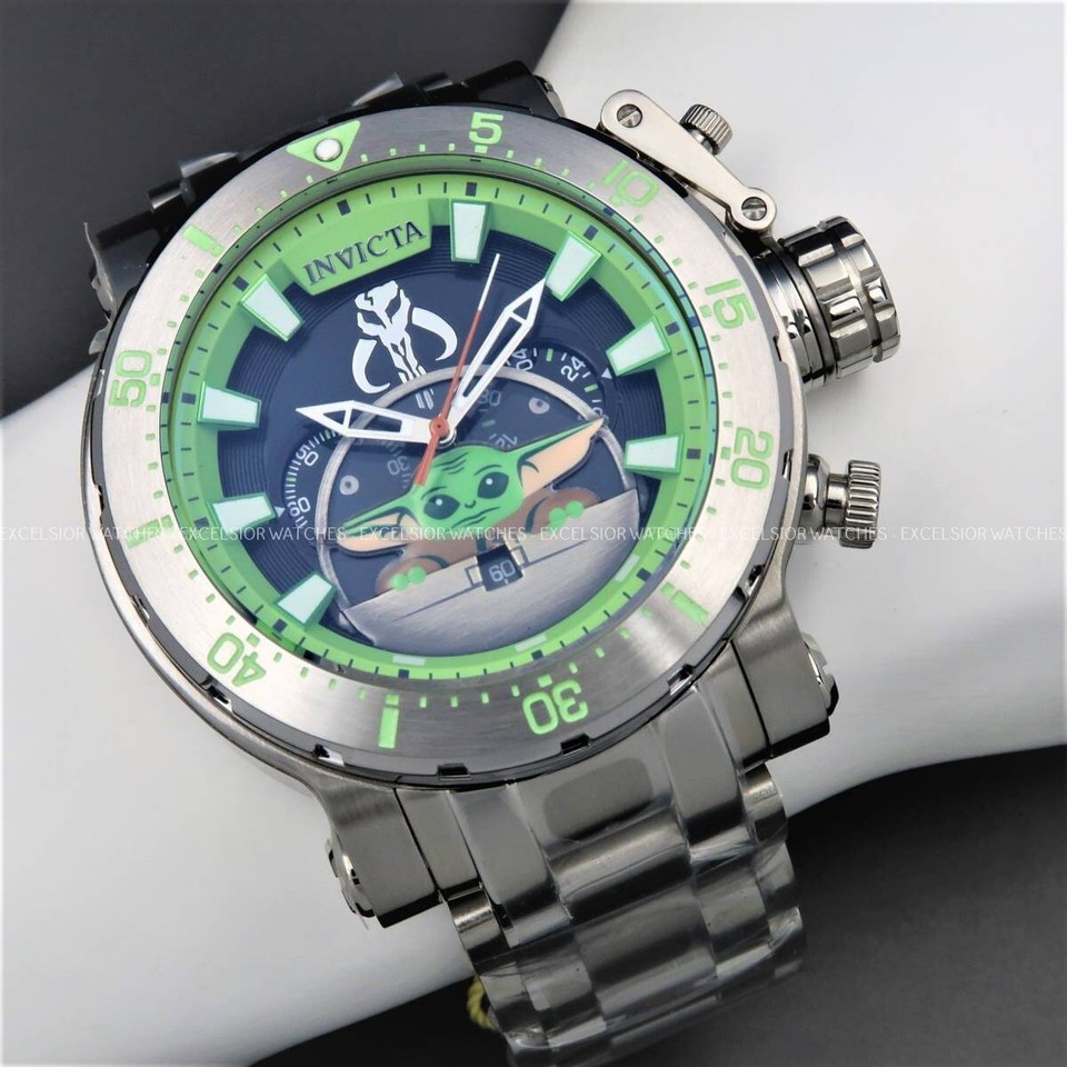 Invicta Star Wars GROGU Coalition Forces Steel Chronograph Limited ...