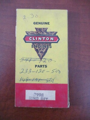 Vintage NOS Clinton Engines Ring Set Kit - Part # 7998 & 233-120-500 | eBay