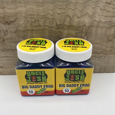 (2) Uncle Josh Pork Frog BIG DADDY FROG #10 BU Blue 4” - FAST SHIPPING ...