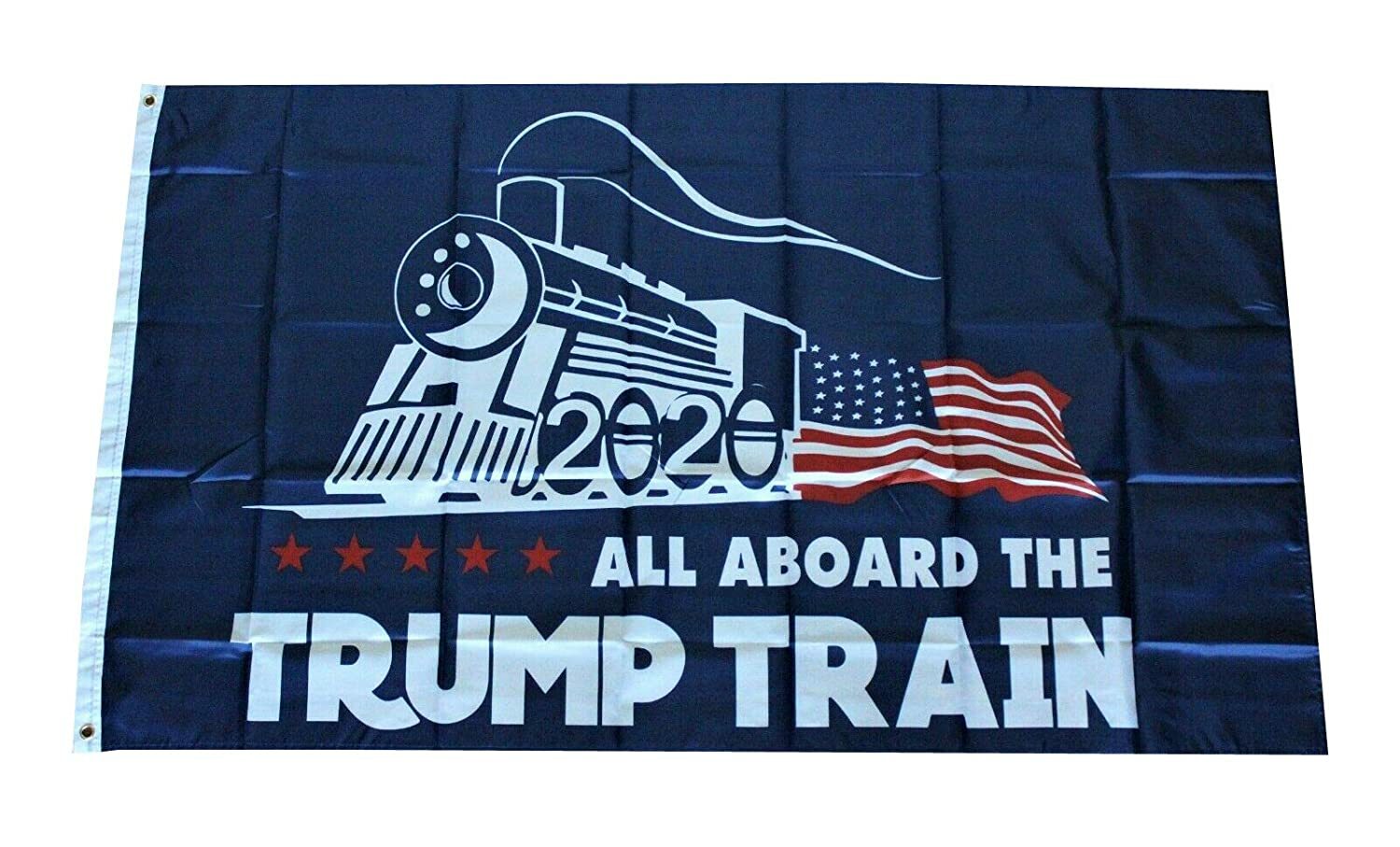 TRUMP TRAIN 2020 ALL ABOARD THE TRUMP TRAIN FLAG TRUMP 2020 FREE ...