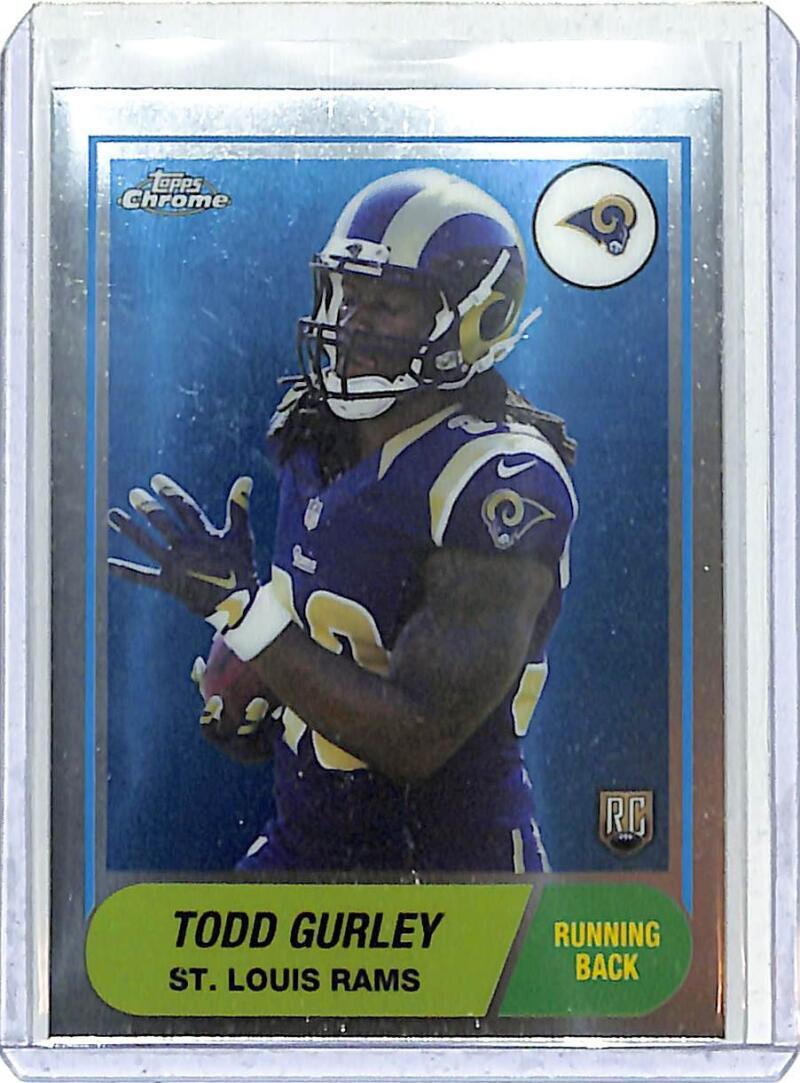 2015 Topps Chrome 60th Anniversary #T60-TG Todd Gurley St. Louis Rams ...