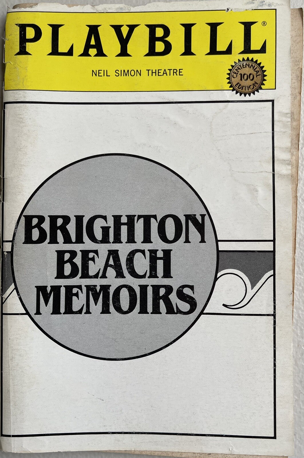 Brighton Beach Memoirs - Broadway Playbill - Apr 1984 - Neil Simon | eBay