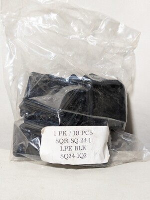 Bag of 10 3" OD Square Tubing Plugs (ID 2.49"-2.64") SQR-SQ-24-1, SQ24 ...