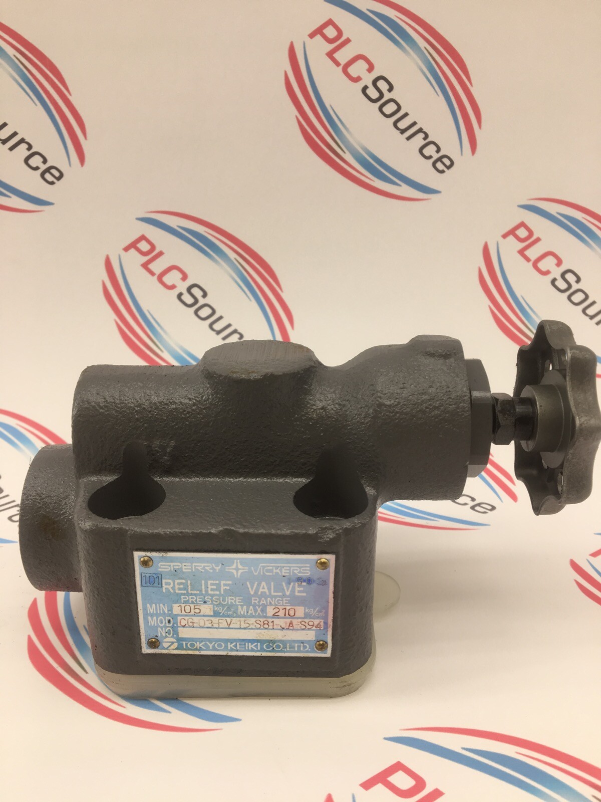 VICKERS HYDRAULIC PRESSURE RELIEF VALVE CG-03-FV-15-S81-JA-S94 for sale ...