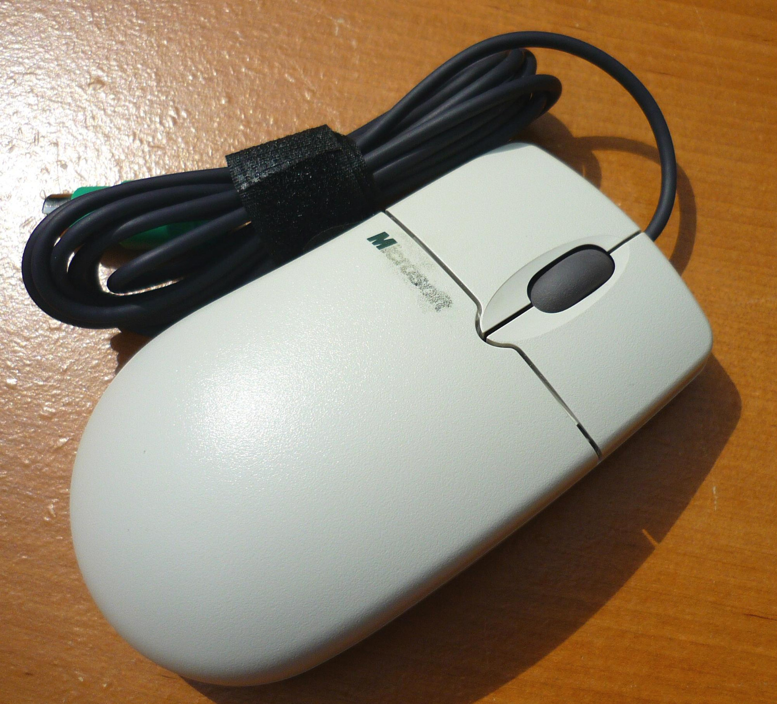 Vintage Microsoft Intellimouse 1.2A Mechanical Ball Wheel Mouse X03 ...