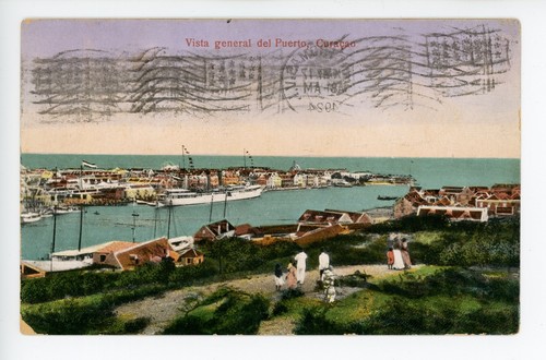 View of Puerto CURACAO Antique Postcard ca. 1920s | eBay