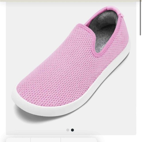 Allbirds Women's Pink Tree Loungers lip-On Shoes Buoyant Pink (Blizzard ...