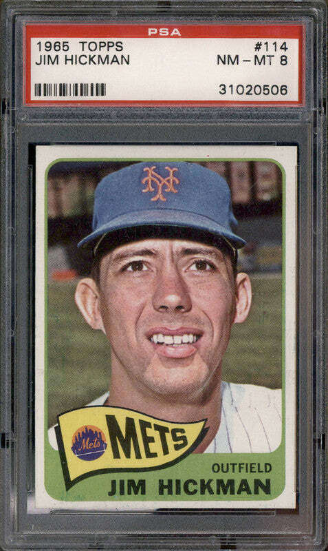 1965 Topps #114 Jim Hickman PSA 8 | eBay
