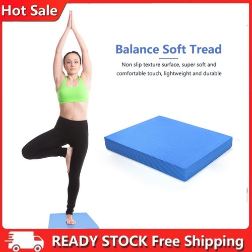Yoga Mat Soft Balance Pad Exercise Non-slip Balance Cushion Board (Blue ...