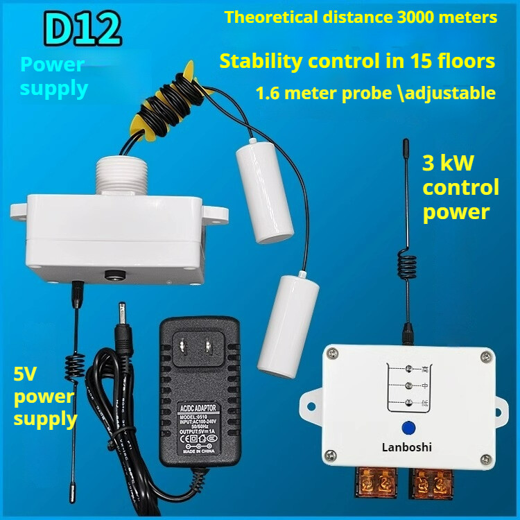 Wireless 220V Electronic Level Float Ball Water Controller Household | eBay