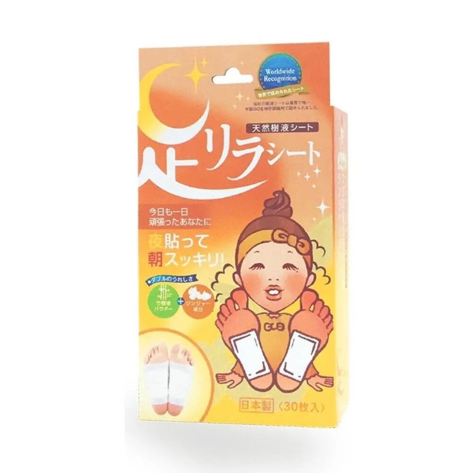 [NAKAMURA] Japan Kino Kinoki Natural Tree Extract Foot Detox Pads 30pcs ...