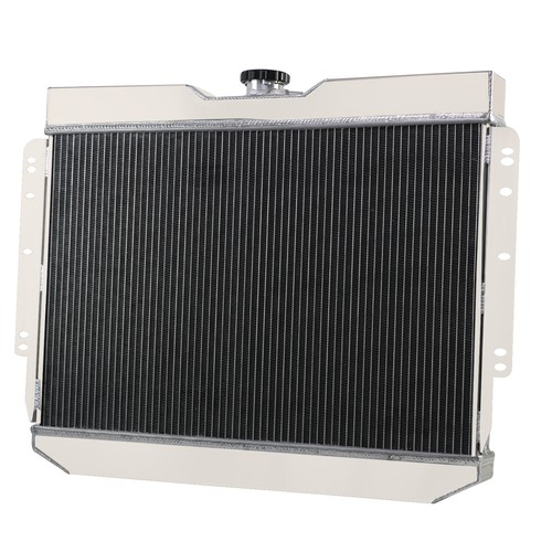 3 Row Aluminum Radiator For 59~63 Chevy Impala/El Camino 60-65 Bel Air ...