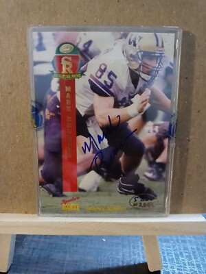 1995 Signature Rookies Signature Prime Mark Bruner Signed Card #7 520/ ...