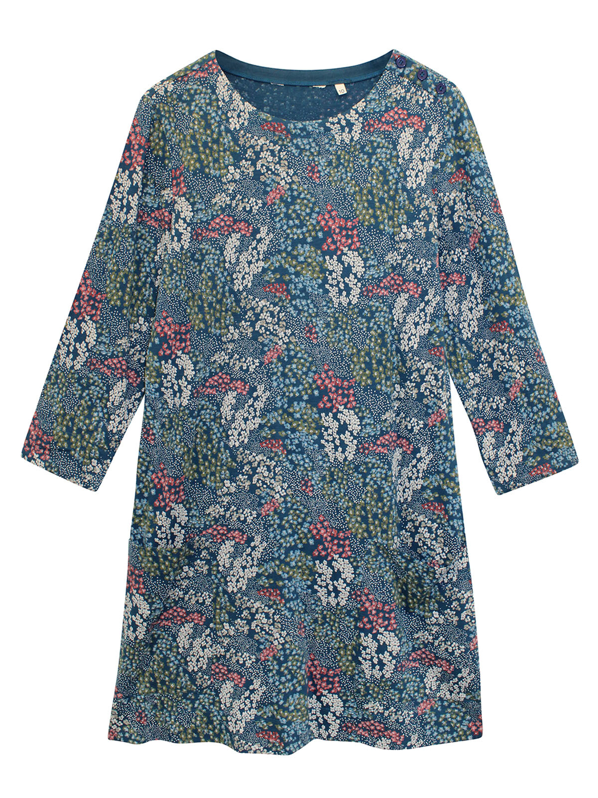 Ex-Seasalt Tunic Top CAPE CORNWALL Blue Dainty Floral Sizes 8 10 12 14 18 20 | eBay UK