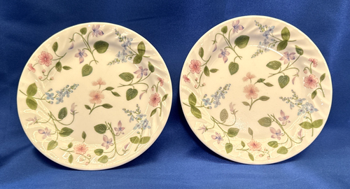 2 CORELLE CORNING USA DELICATE ARRAY 7-1/4" Salad/Dessert Plates | eBay