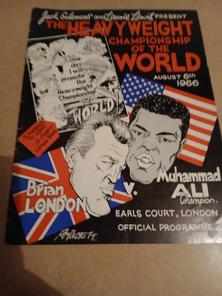 Ali Boxing Programmes | eBay UK