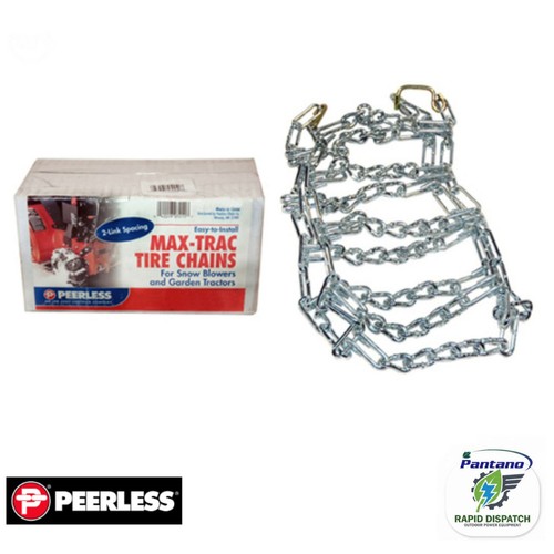 Peerless MaxTrac Tire Chains 16x6.50-8 | 2-Link Spacing | Snowblower ...