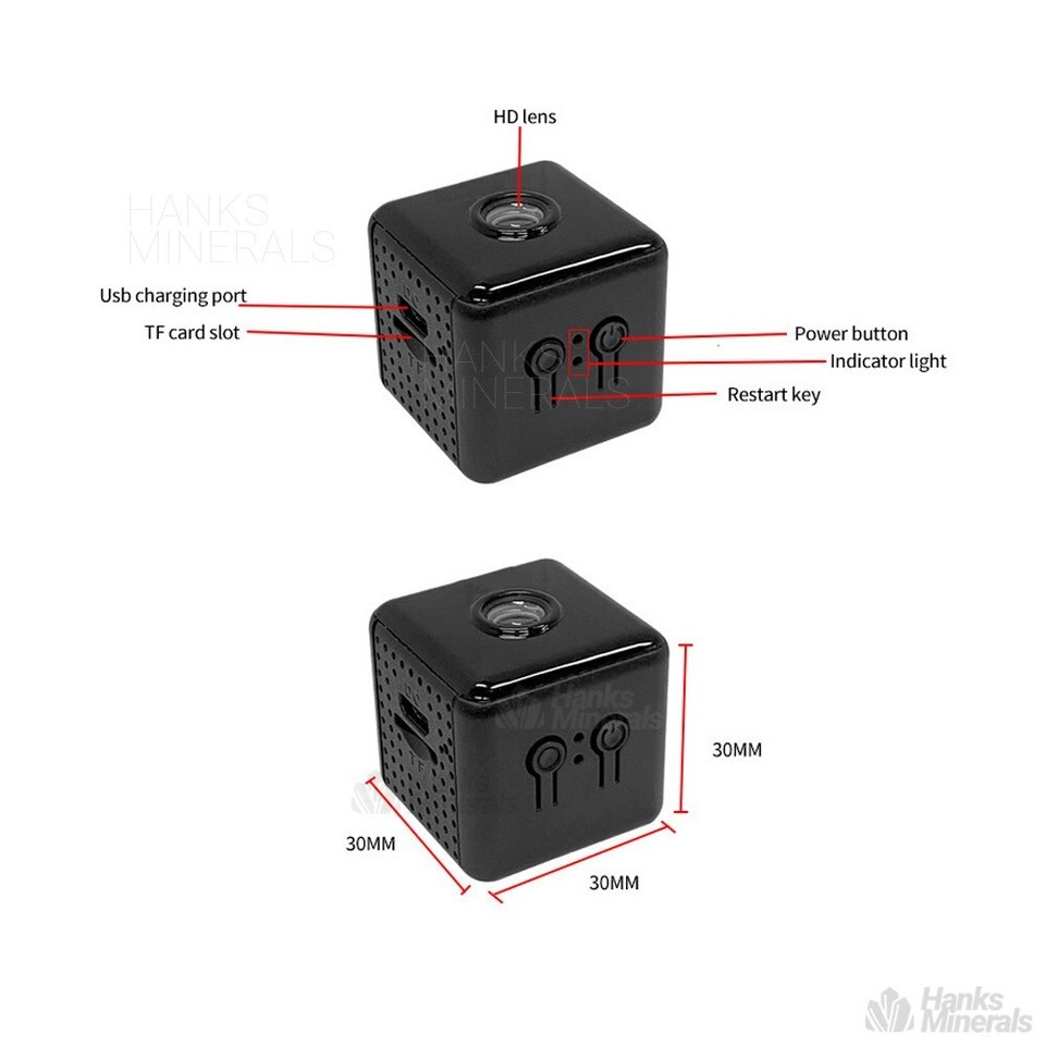 Cube Mini Wifi Camera Home Security 1080P HD Night Vision Motion ...