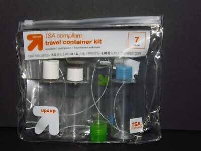 TSA Compliant 7pcs Travel Container Bottle Kit | eBay