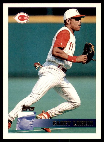 1996 Topps BARRY LARKIN Cincinnati Reds Baseball Card #293 MINT | eBay