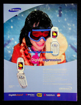 Samsung a500 Flip Cell Phone 2002 Trade Print Magazine Ad Poster ADVERT ...