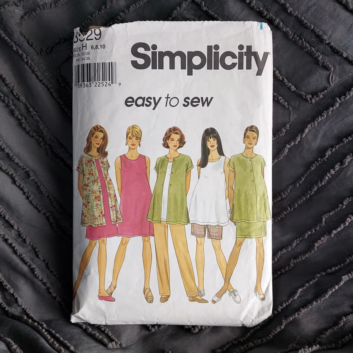Simplicity 8529 90s Maternity Dress Jacket Skirt Pants Sewing Pattern ...