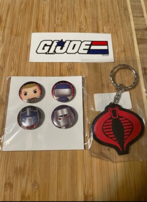 2020 GI Joe Lot - Cobra Keychain, Funko Pins, Gi Joe Sticker | eBay