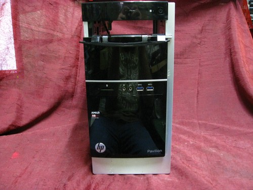 HP Pavilion 500 PC 500-017c EMPTY CASE ONLY for diy tower gaming ...