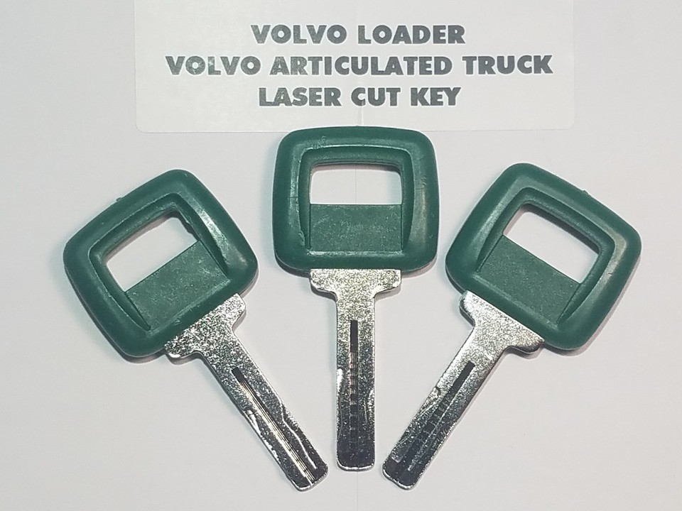 (3) Volvo Keys Loader & Articulated Haul Truck, Heavy Equipment Keys ...