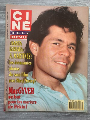 1989 CINI TELE REVUE French TV Magazine #49 VG/FN 5.0 Richard Dean ...