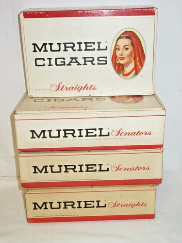 LOT Vintage MURIEL Cigars Fifty Cigar Box, 10 Cent (B5). | eBay